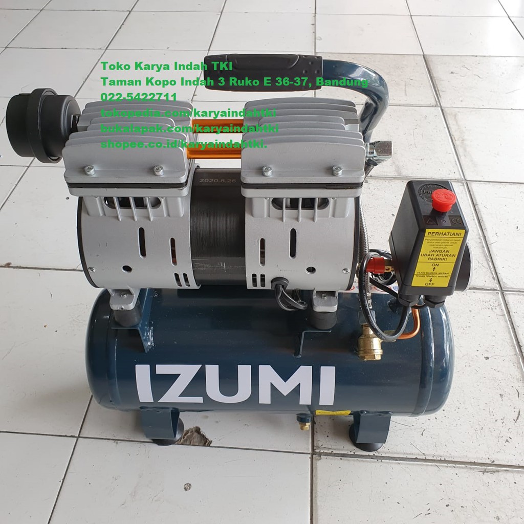 Jual Mesin Kompressor Air Compressor Listrik SILENT Oilles Angin IZUMI ...