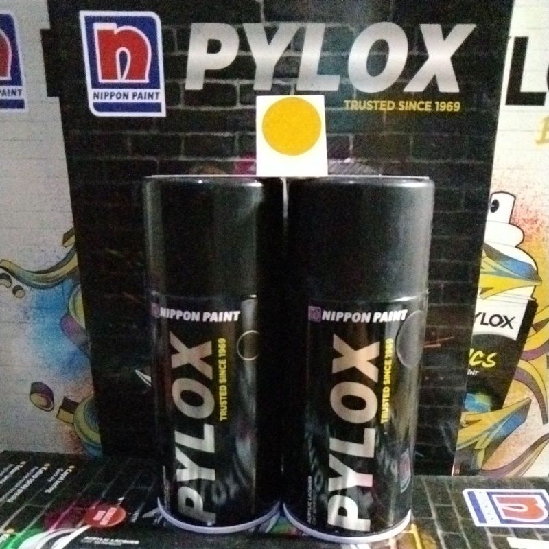 Jual PYLOX 1760 Lucky Gold / Cat Semprot 300cc | Shopee Indonesia