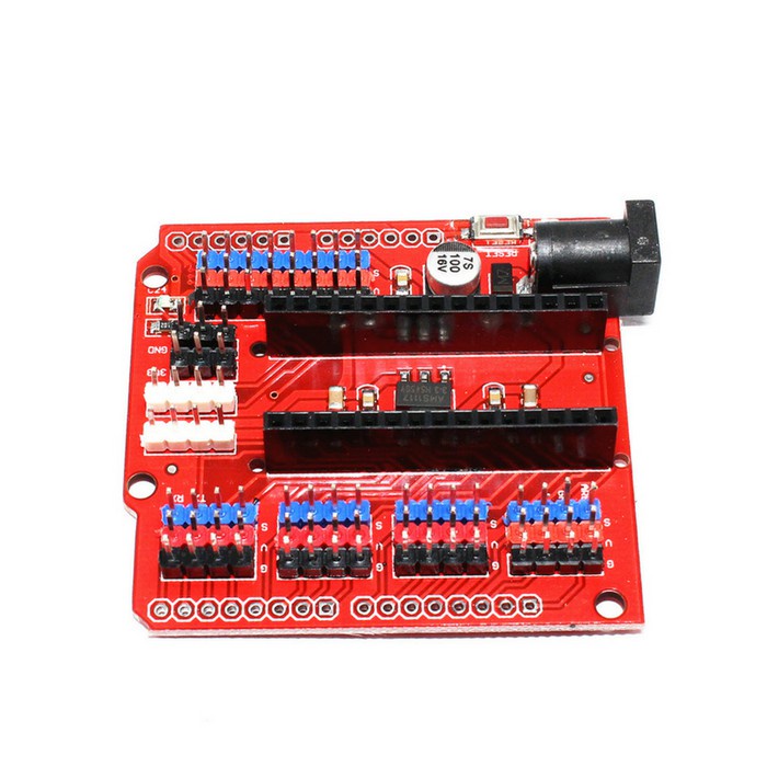 Jual Arduino Nano IO Expansion Sensor Shield RED Module Uno | Shopee ...