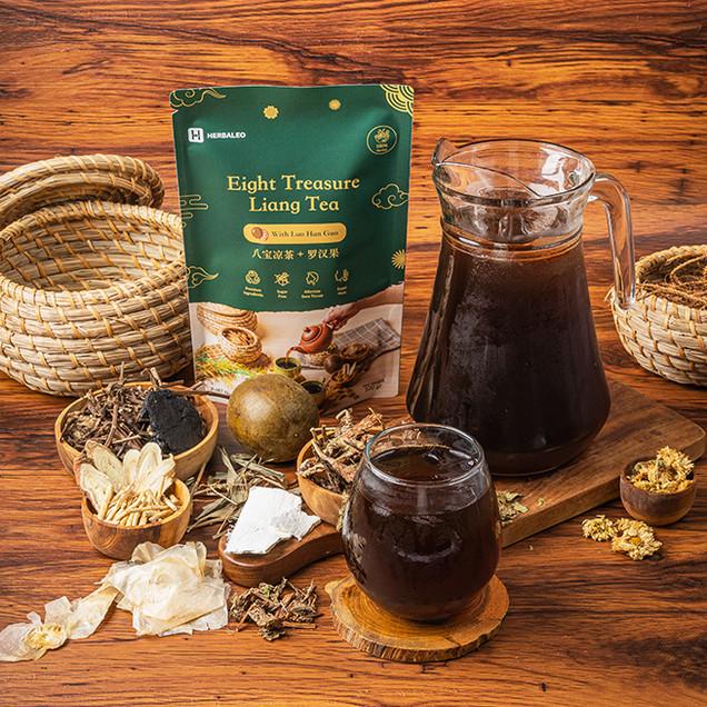 Jual Eight Treasure Liang Tea With Luo Han Guo - Minuman Untuk Panas ...