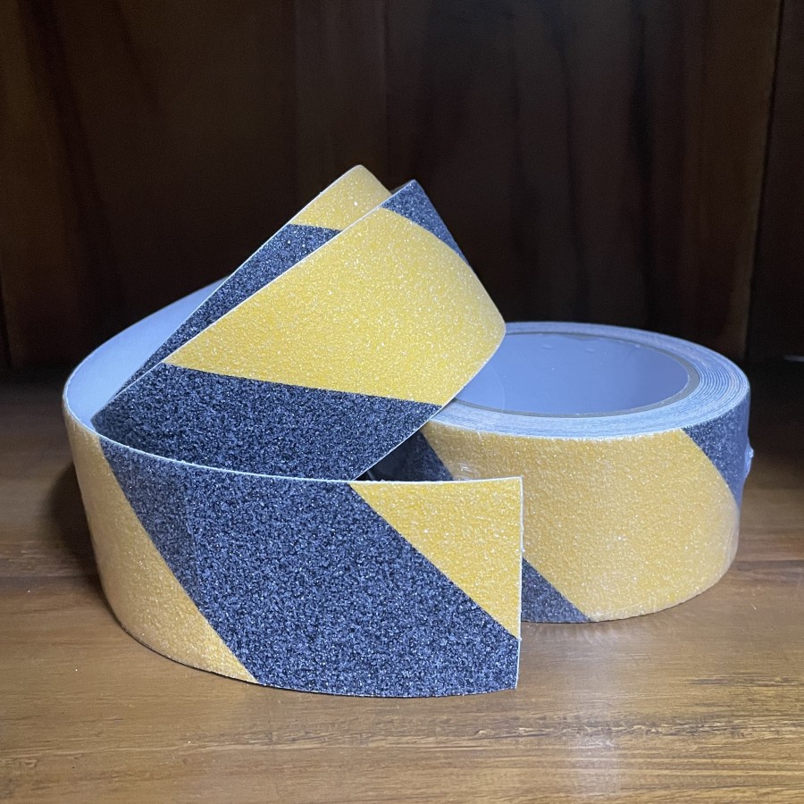 Jual Anti Slip Tape / Lakban Anti Licin Kuning Hitam 5 cm x 5 Meter | Shopee Indonesia