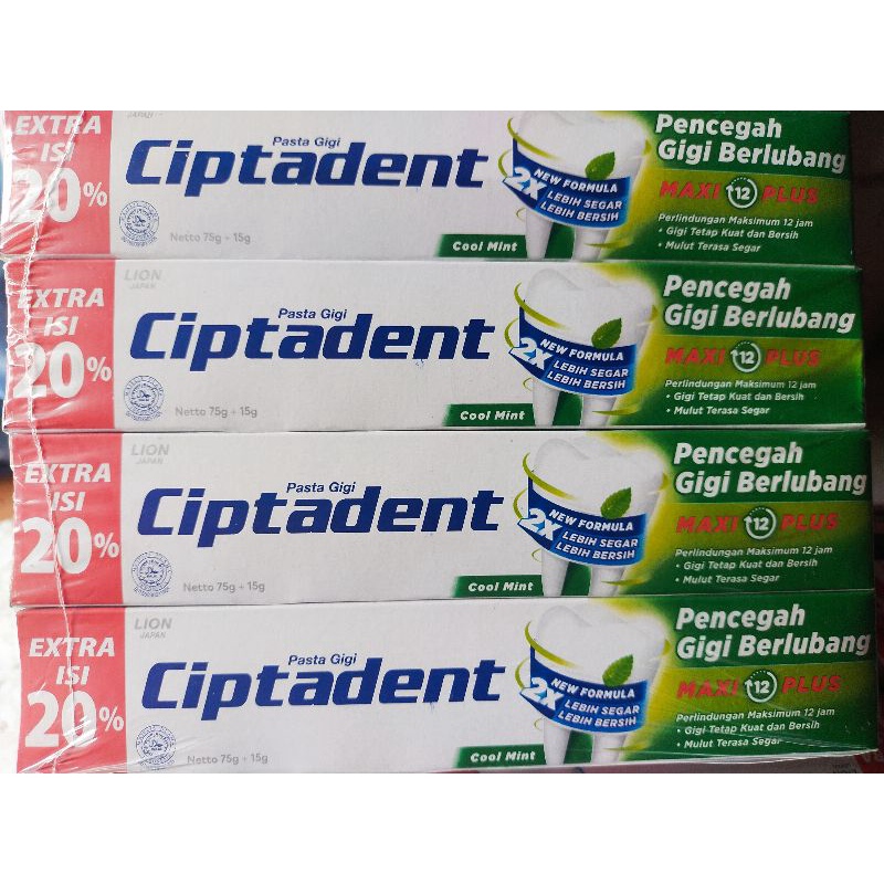 Jual 1 lusin ciptadent pencegah Gigi berlubang isi 12 pcs ukuran 75 ...