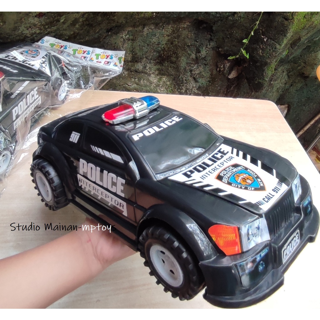 Jual Mainan mobil polisi mainan plastik sedan polisi 911 police ...