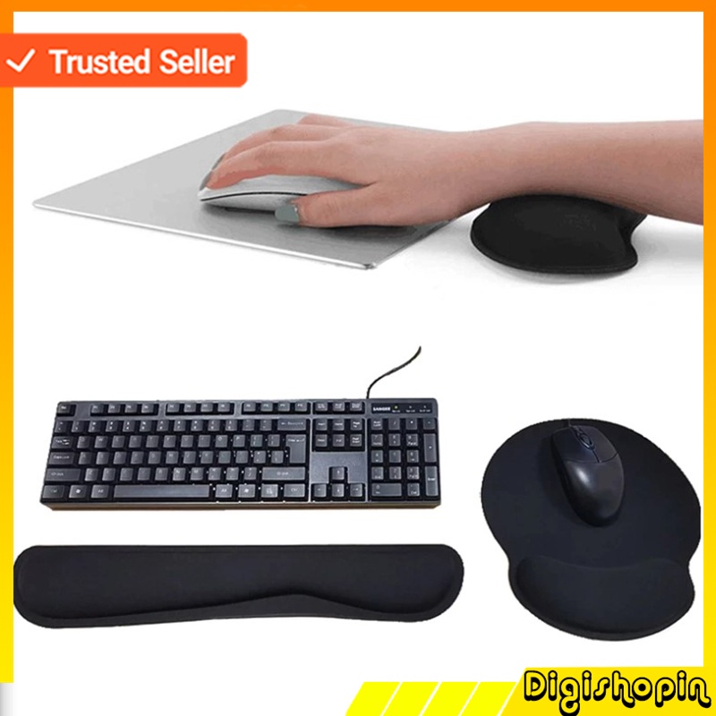 Jual Mouse Pad GEL Bantalan Penyangga Pergelangan Tangan Keyboard ...