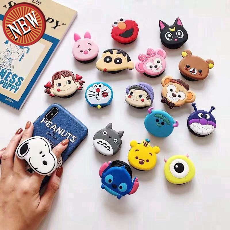 Jual Popsocket HP 3D Karakter / 3D Cartoon Pop sockets / Popsocket ...