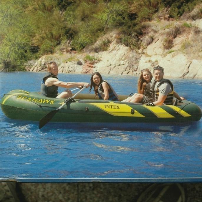 Jual Perahu Karet 5 Orang Untuk Dilaut,Danau Perahu Bs Pakai Mesin ...