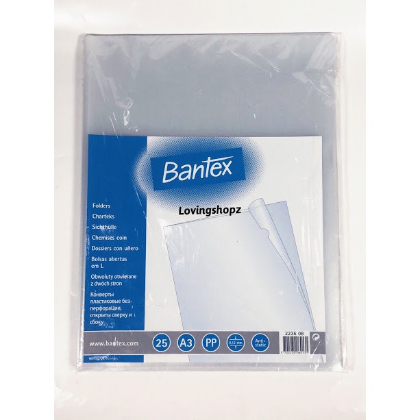 Jual Map L Plastik A3 Bantex, Map L Plastik Bantex 2236 08, Map L A3 ...