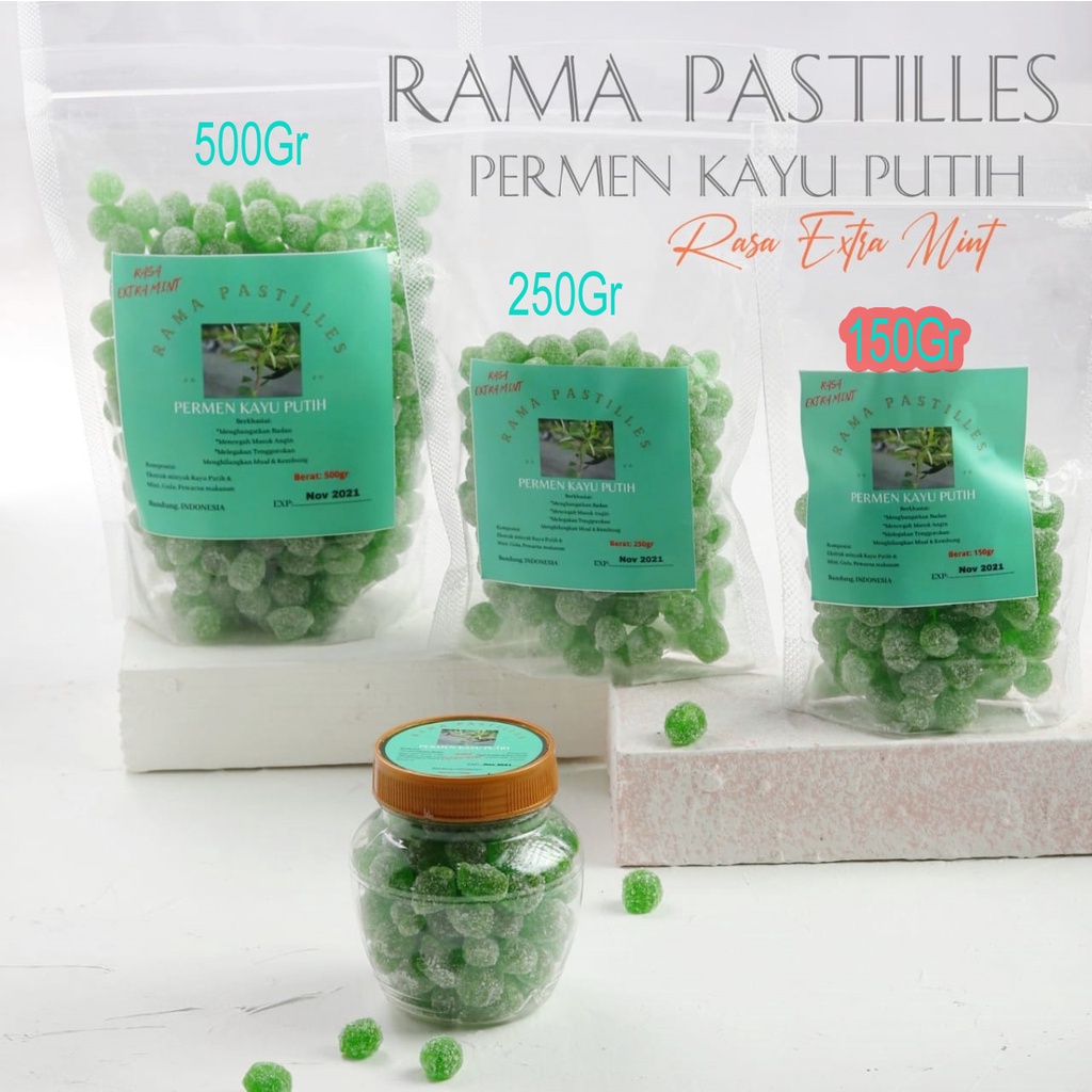 Jual Permen Rasa Kayu Putih 150 gram Original dan Ekstramint Jadul ...