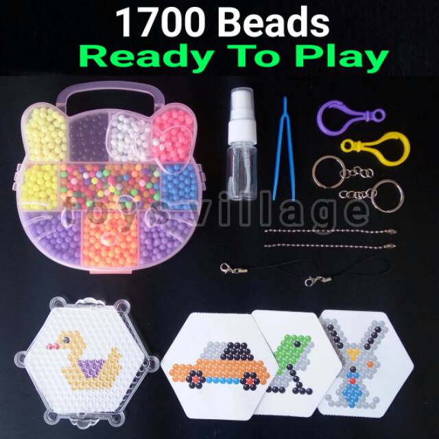 Jual 1 Set Mainan Kreatif Edukasi Anak Aquabeads CAT - Edukatif ...