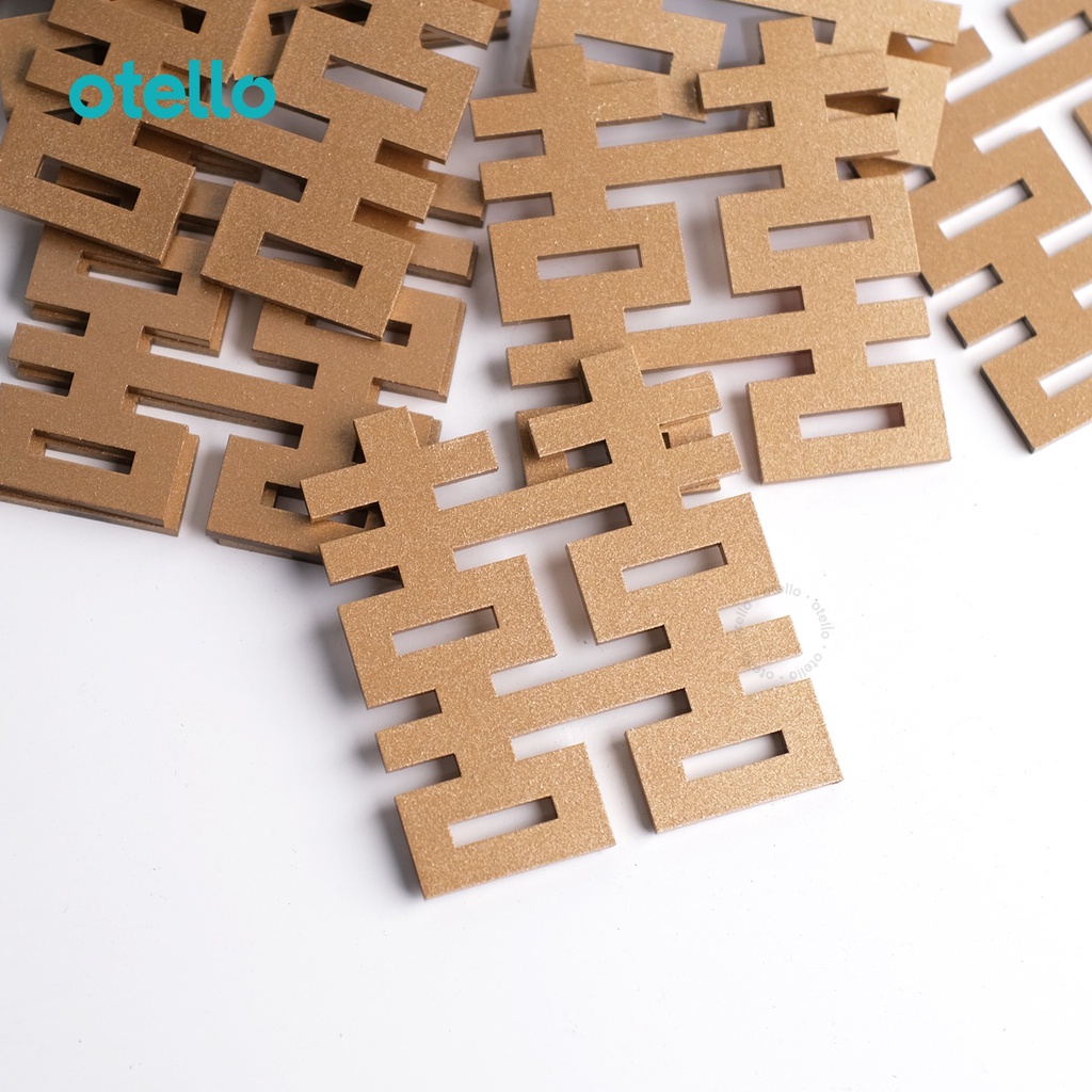 Jual Shuang Xi Hiasan Sangjit Dekorasi Shuangxi Akrilik Mini Seserahan ...