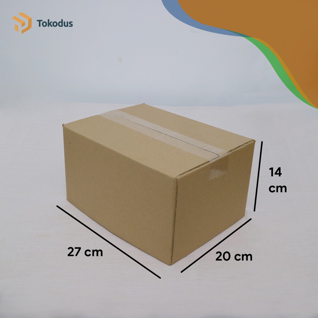Jual Kardus Karton Box 27x20x14,5cm Dus Packing Corrugated Polos (Bisa ...