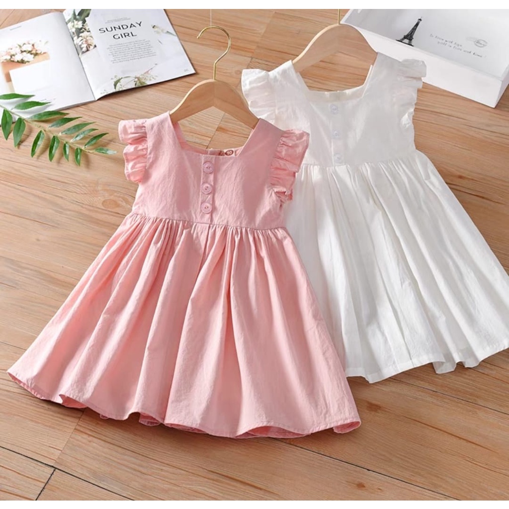 Jual Jimmedy.id - 05 Dress Anak Perempuan Imut Bahan Katun Untuk Umur 3 ...