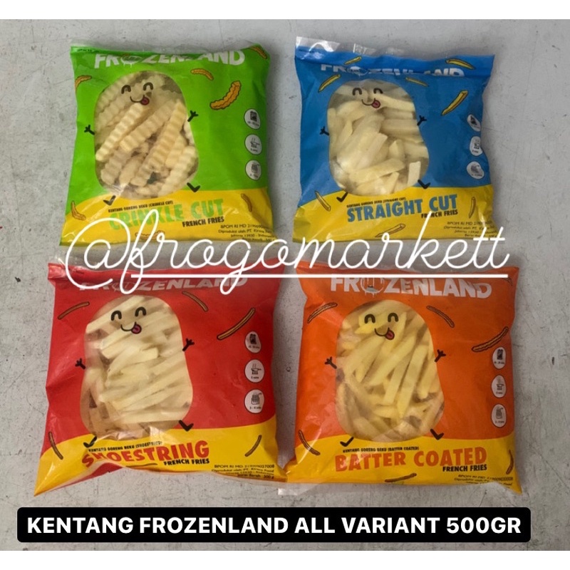 Jual Kentang Frozenland All Variant 500gr | Shopee Indonesia