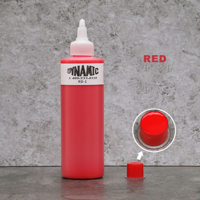 Jual tinta tato dynamic merah/ink tattoo red | Shopee Indonesia