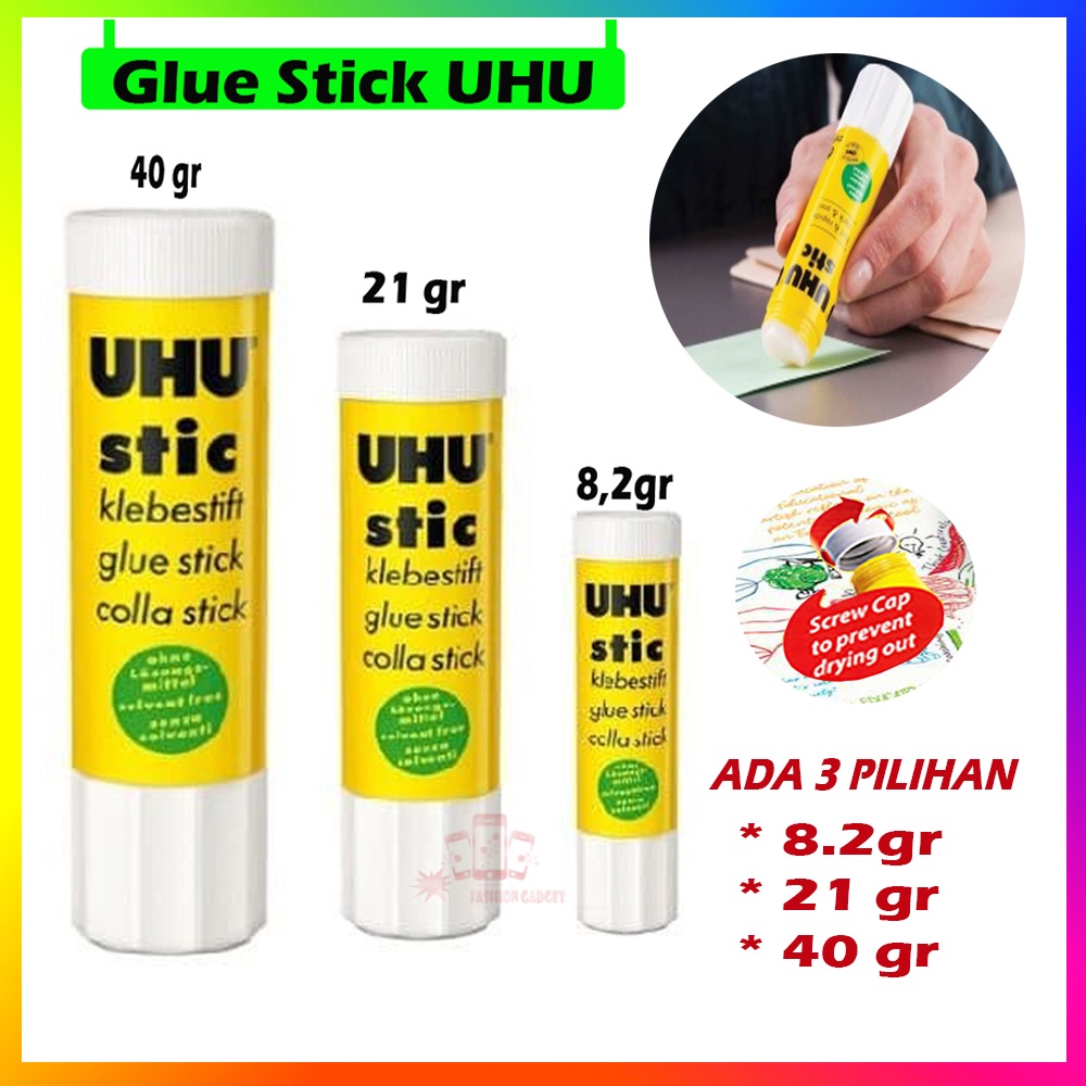 Jual 1 BUAH LEM STIK PUTAR UHU STICK STIC STIK BESAR KECIL LEM UHU ...