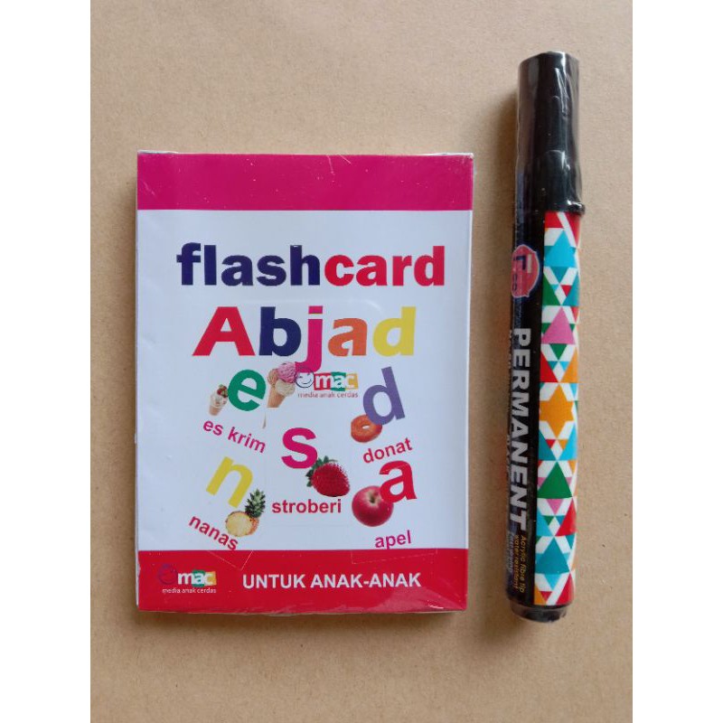 Jual Flashcard Abjad (Huruf Kecil) / Kartu Huruf Bahasa Indonesia ...