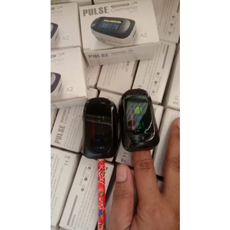 Jual alat cek kadar oksigen oximeter pulse fingertrip type A-02 ...