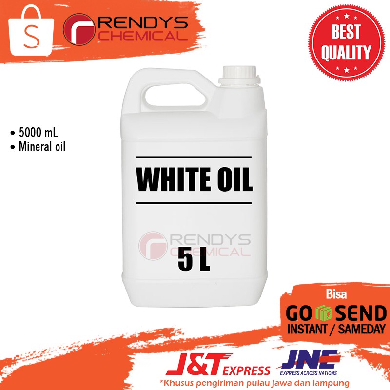 Jual Pure White Oil 5 Liter // Pure Mineral Oil - 5 Liter | Shopee ...