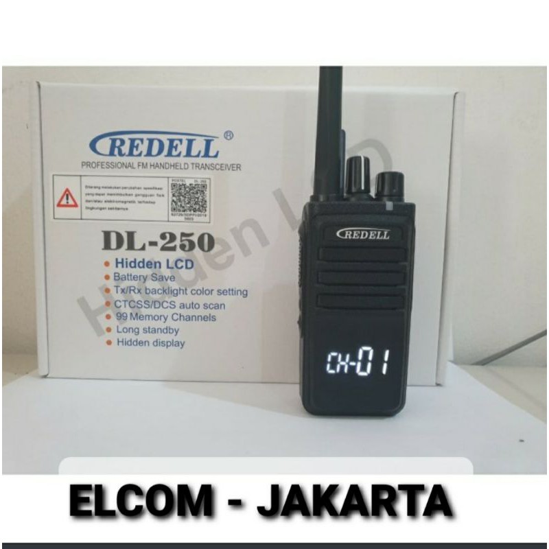 Jual HT REDELL DL 250 DL250 DIGITAL VHF ORIGINAL - JUAL HT REDELL DL ...