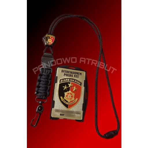 Jual name tag tactical id card kewenangan reskrim free design | Shopee ...