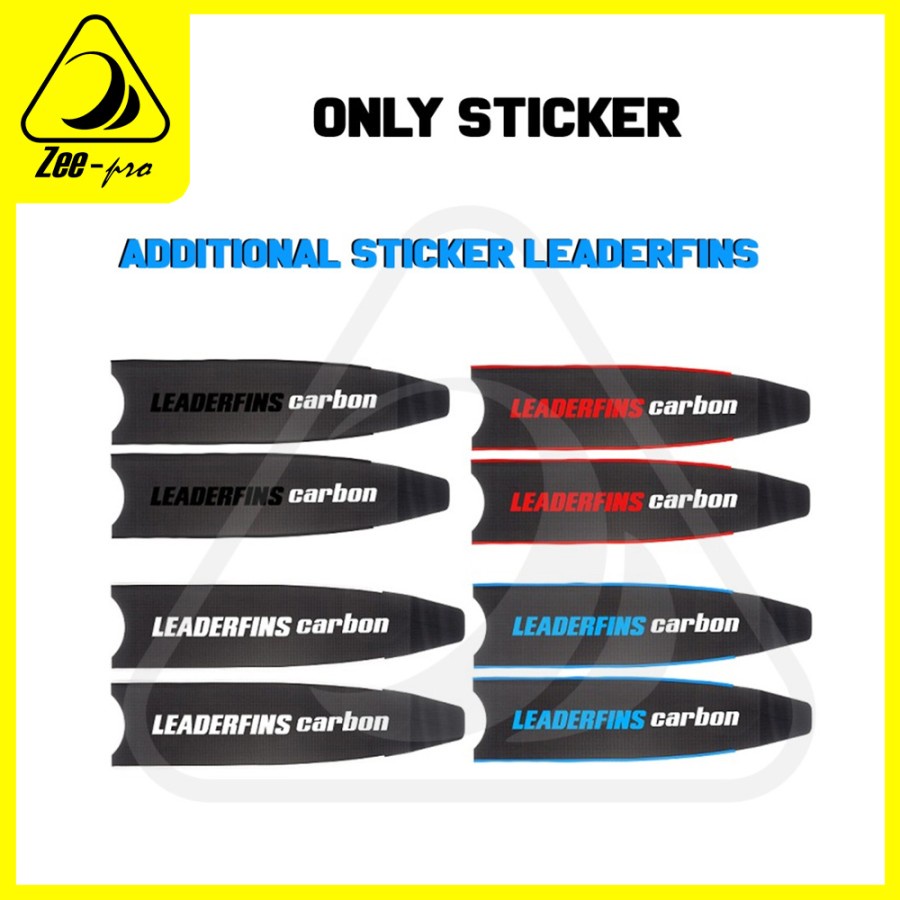 Jual Additional Sticker Leaderfins Carbon Blade Long Fins Tambahan ...