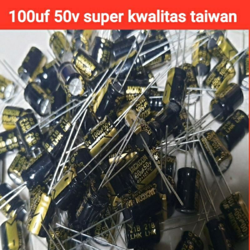 Jual Elco 100uf 50v Original harga per 10pcs | Shopee Indonesia