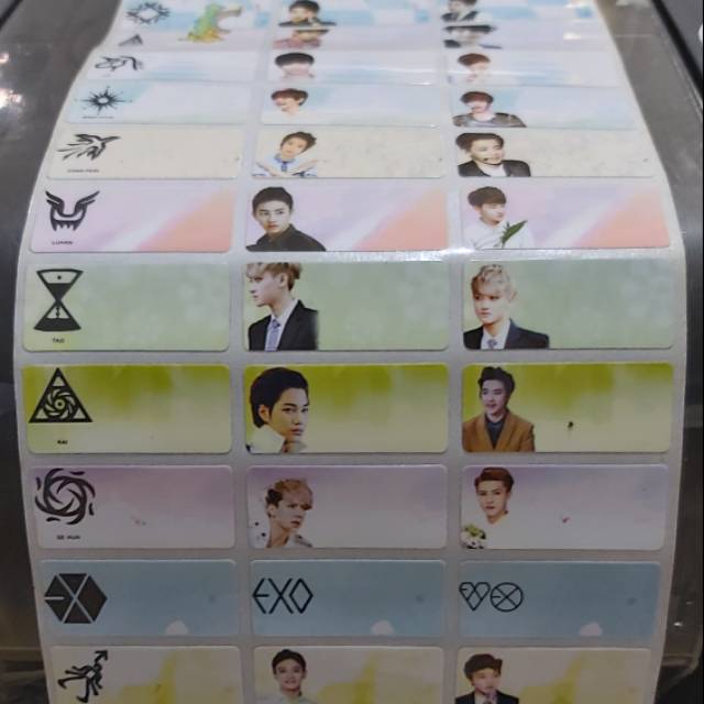Jual Label nama KPOP EXO size M BAND KOREA | Shopee Indonesia