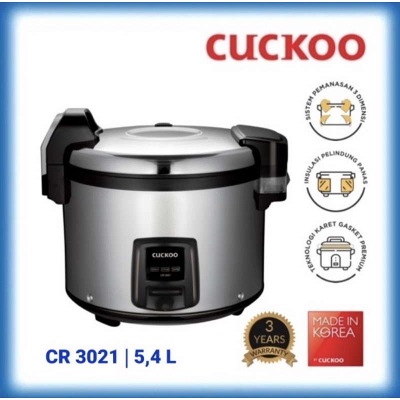 Jual Cuckoo Commercial Mechanical Rice Cooker CR-3021 | 30 Cups / 5,4 ...