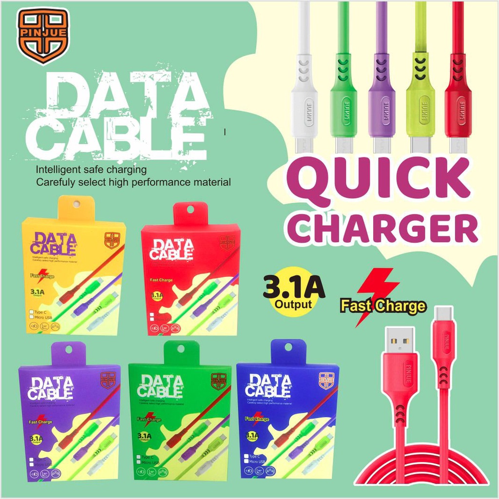 Jual READY NEW PRODUK KABEL DATA MACARON PINJUE MODEL KABEL BULAT PLUS ...