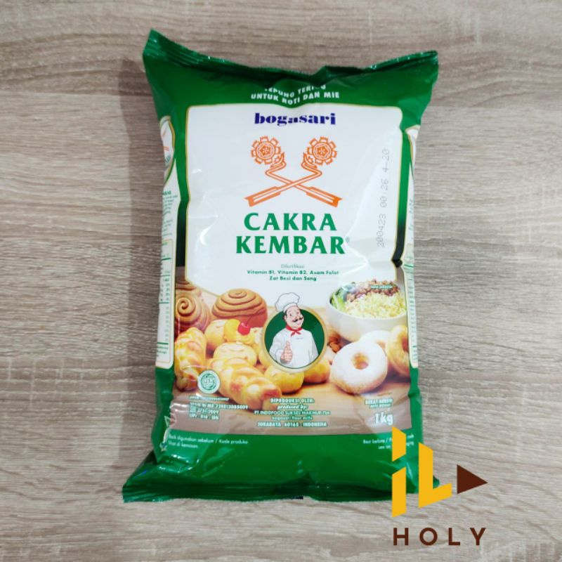 Jual Tepung Terigu Cakra Kembar (Premium 1kg) / Premium Tepung Cakra ...