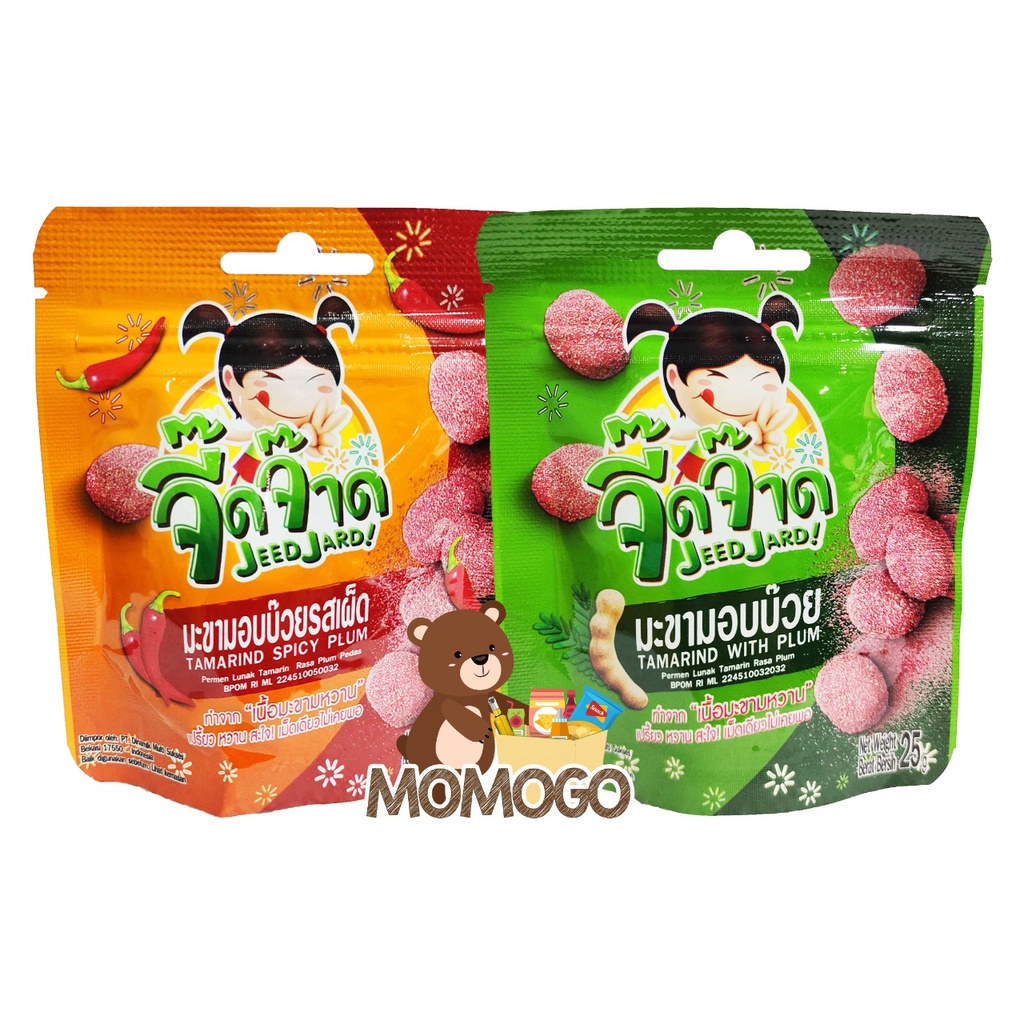 Jual JEEDJARD 25GR TAMARIND WITH PLUM / TAMARIND SPICY PLUM/PERMEN ASEM ...