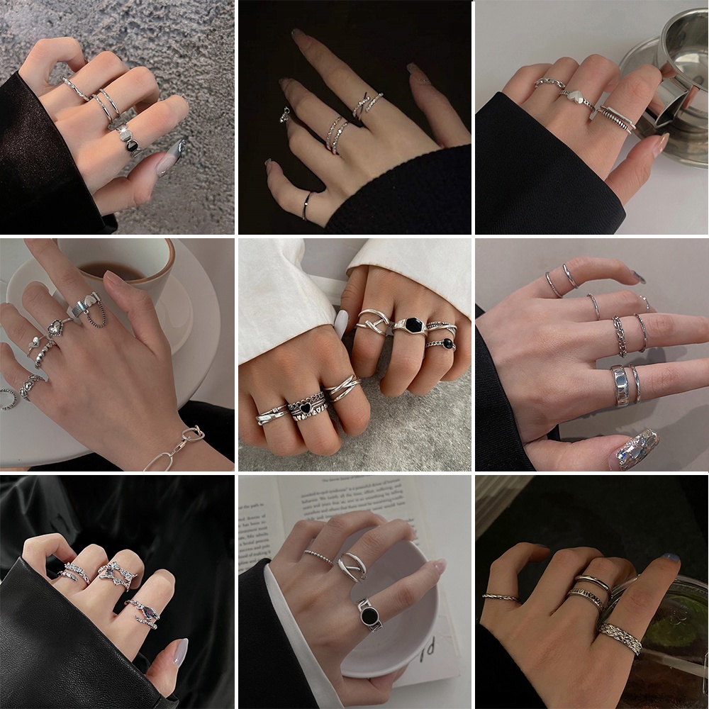 Jual Cincin Pria / Cincin Wanita Bahan Paduan Berbagai Desain Punk ...