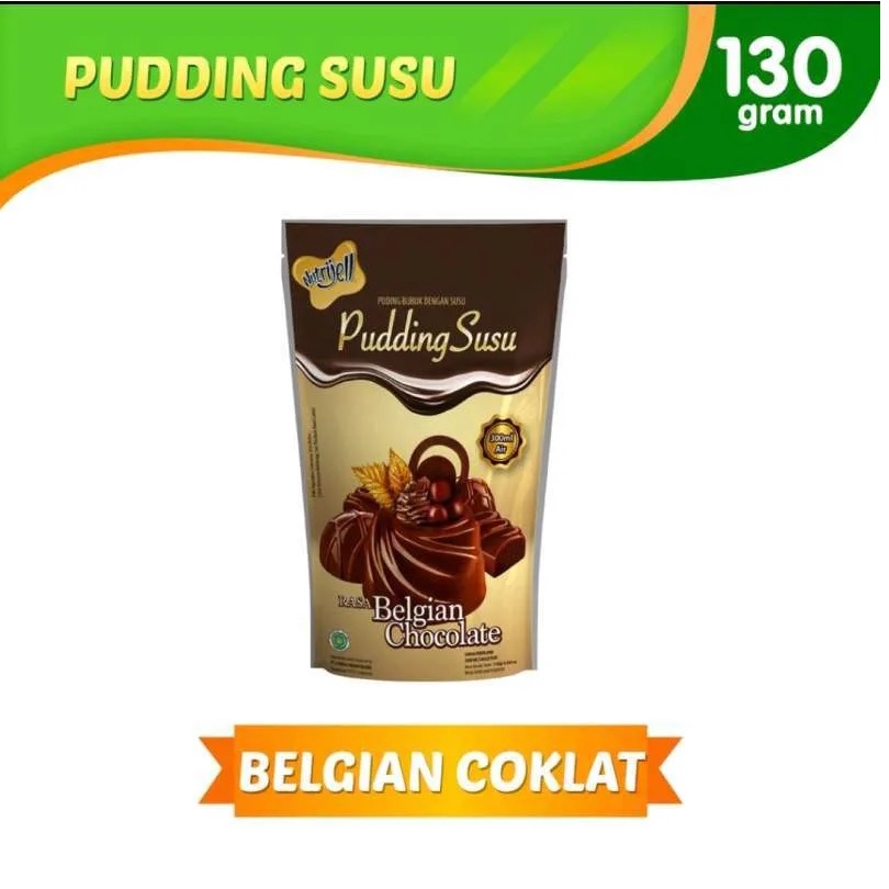 Jual Pudding Susu Rasa Belgian Chocolate Flavour 130g (4.585 Oz ...