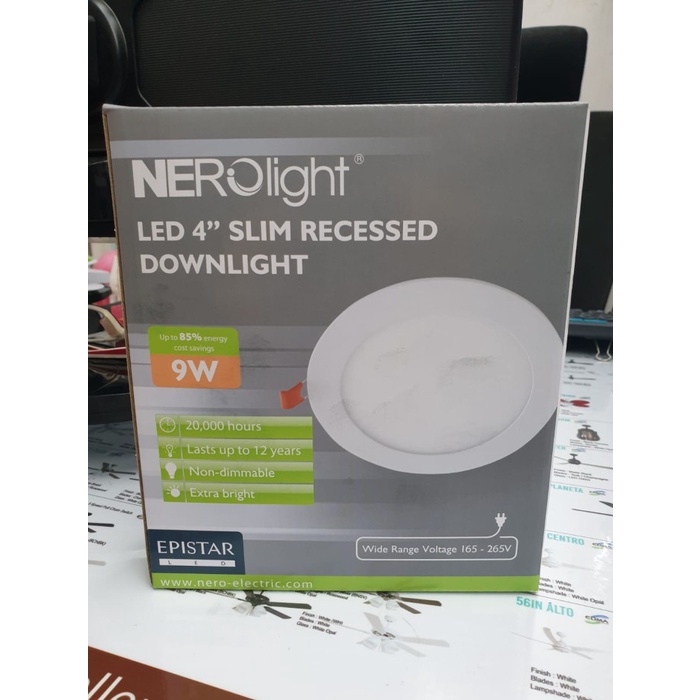 Jual Promo Nerolight Lampu Led 4 Inch Downlight 9 Watt Slim Recessed ...