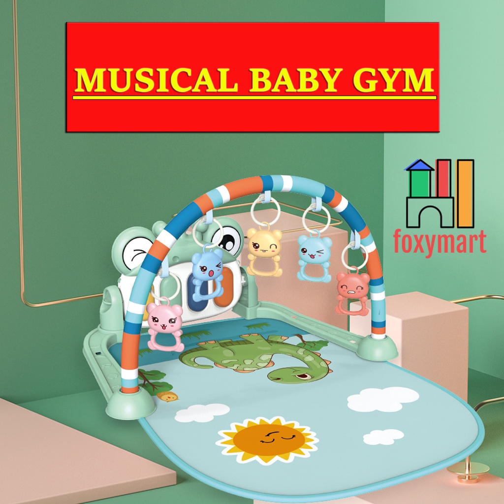 Jual (BISA COD) Baby Playgym Mainan Playmat Piano Musical Kerincingan ...