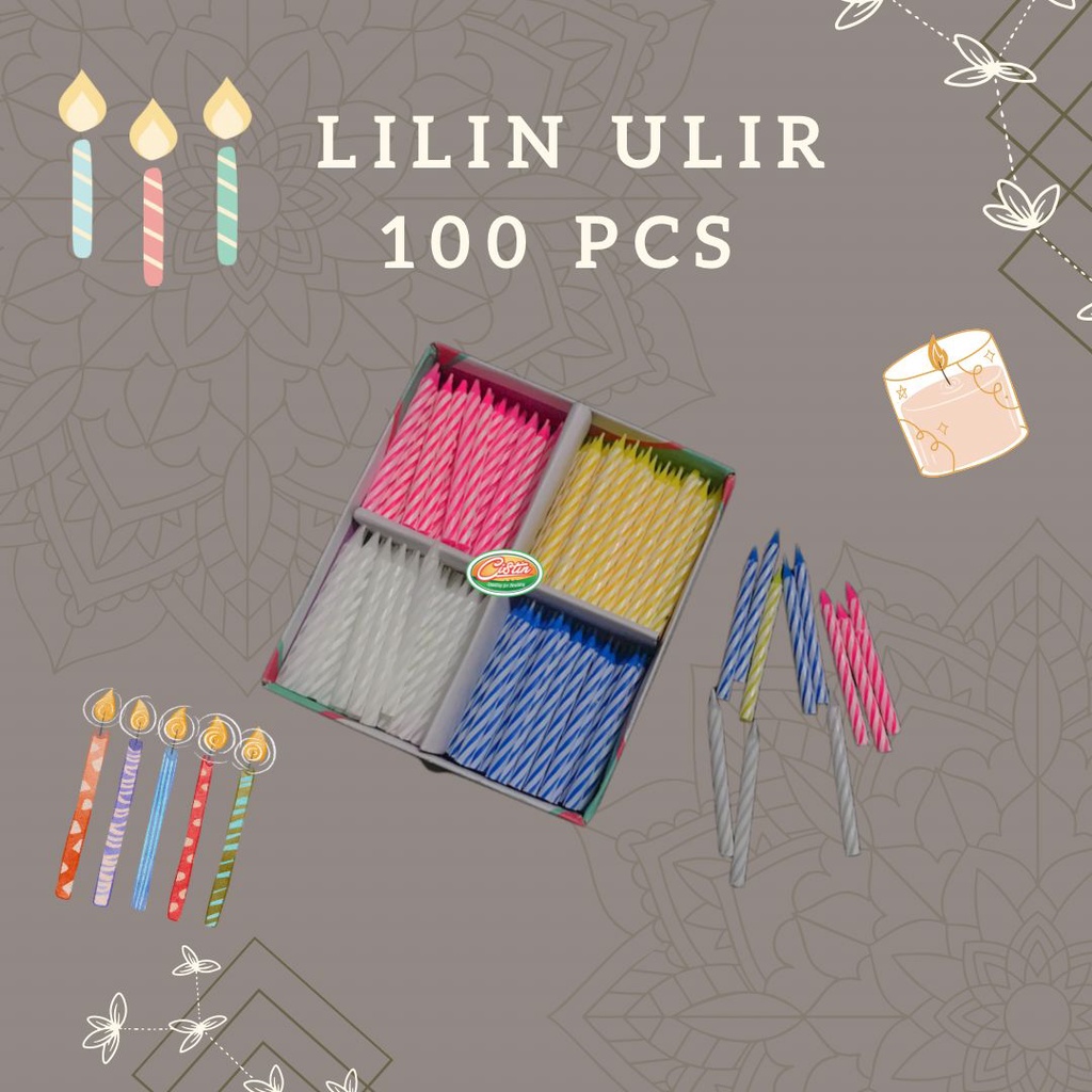Jual lilin ulir ulang tahun | Shopee Indonesia