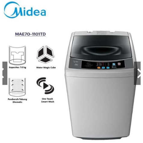 Jual MESIN CUCI MIDEA TOP LOADING MAE70-1101TD 7KG | Shopee Indonesia