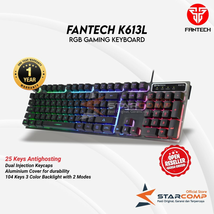 Jual Fantech Fighter K613L RGB Gaming Keyboard | Shopee Indonesia