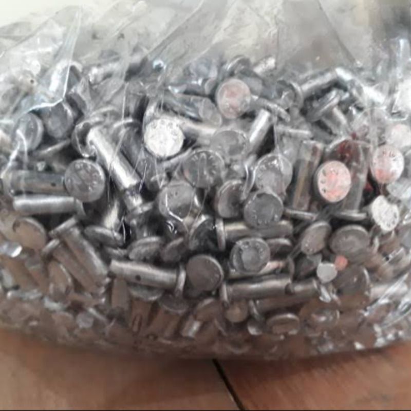 Jual 50 BIJI Paku Kampas Rem / Paku Keling / Rivet Ukuran 5x16 Untuk ...