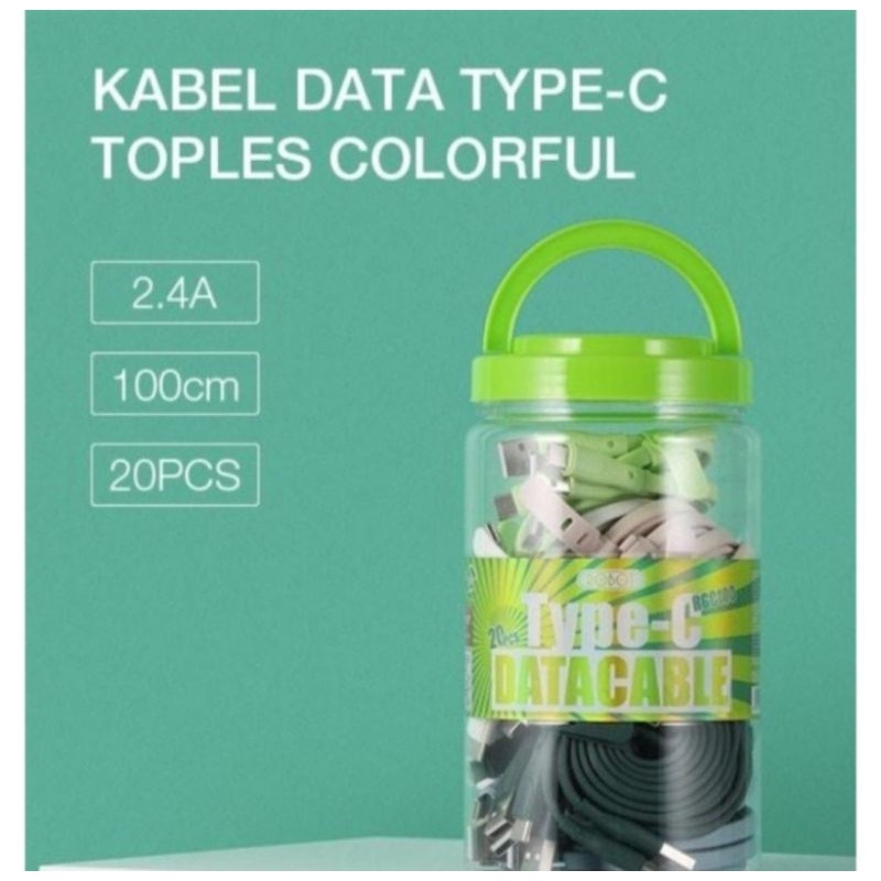 Jual Cable Data ROBOT RGC-100 Type-c ORIGINAL (PER PCS) | Shopee Indonesia