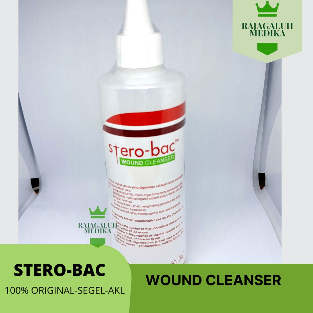Jual STEROBAC WOUND CLEANSER 200ML | Shopee Indonesia