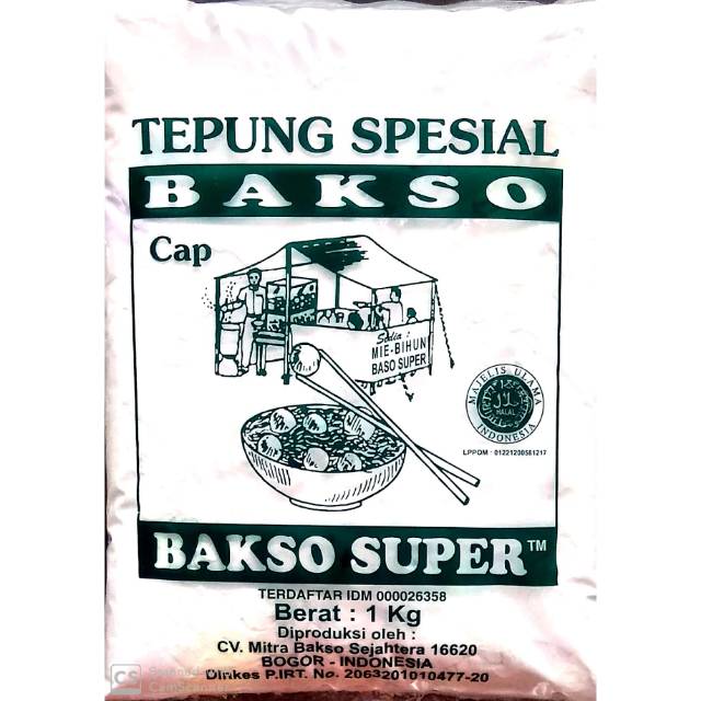 Jual SAGU AREN TEPUNG BAKSO SPESIAL 1KG PREMIUM CAP BAKSO SUPER HALAL ...