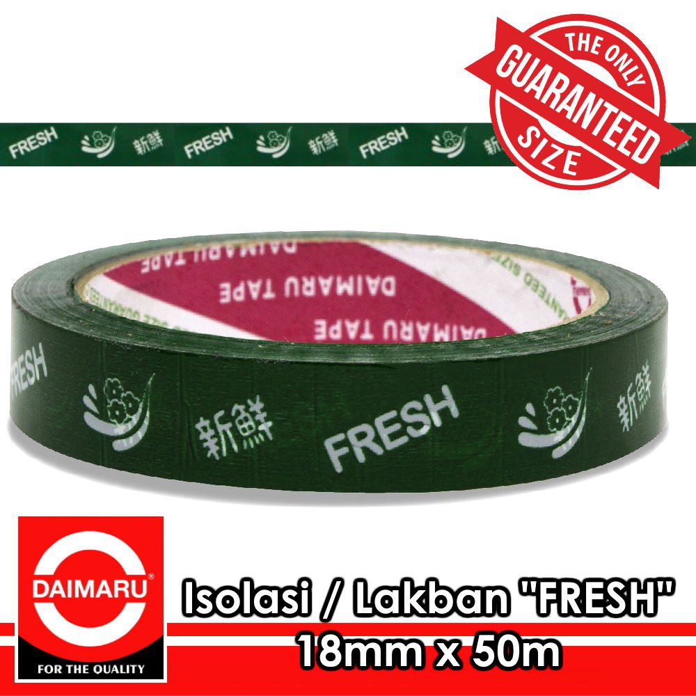 Jual lakban fresh Daimaru 18mm x 50m/Isolasi 2cm sayur Hidroponik ...