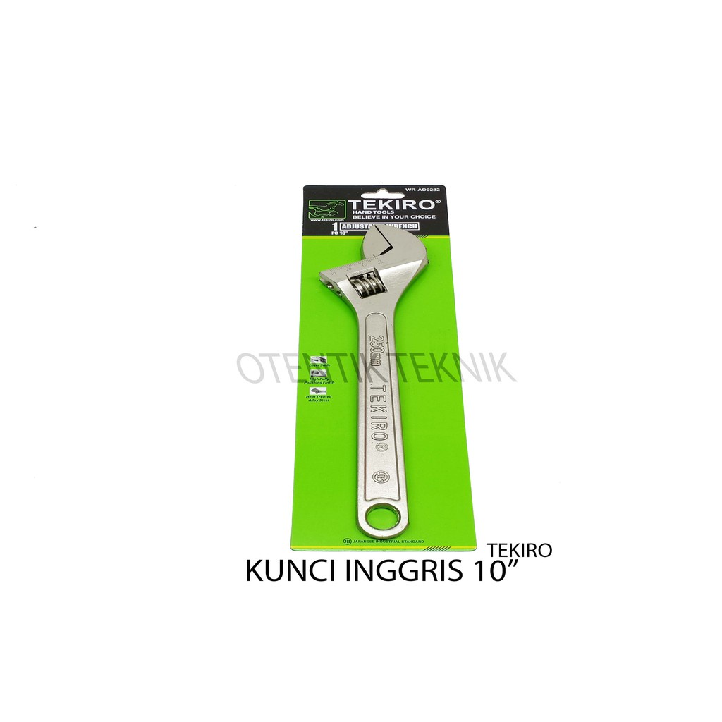 Jual TEKIRO KUNCI INGGRIS 10" 250MM - ADJUSTABLE WRENCH 10 INCHI 250 MM ...