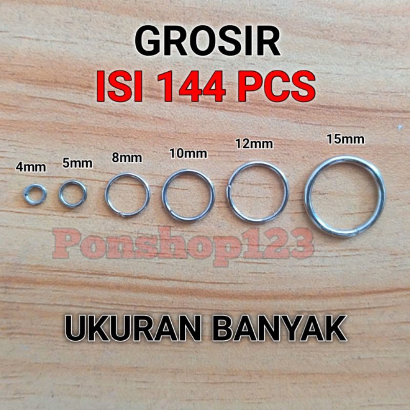 Jual Jump ring O, Ring pengunci pengait Ring bulat ring penyambung ...