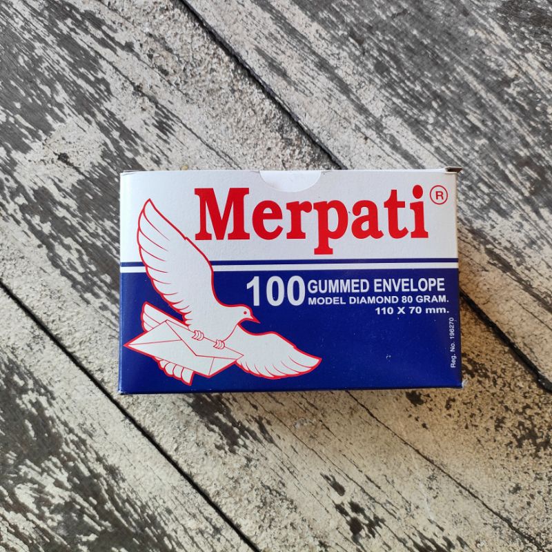 Jual PALING DICARI !!! Amplop Kecil Biru Merpati Ukuran 110 X 70 mm ...