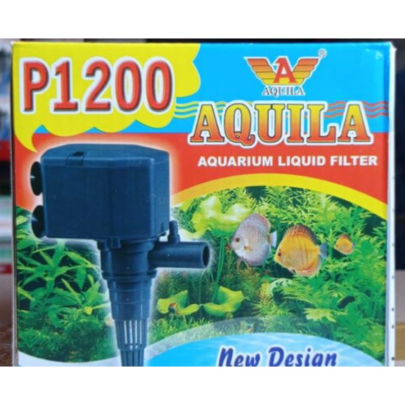 Jual Aquila P1200 Mesin Pompa Air Filter Celup Aquarium Akuarium P 1200 ...