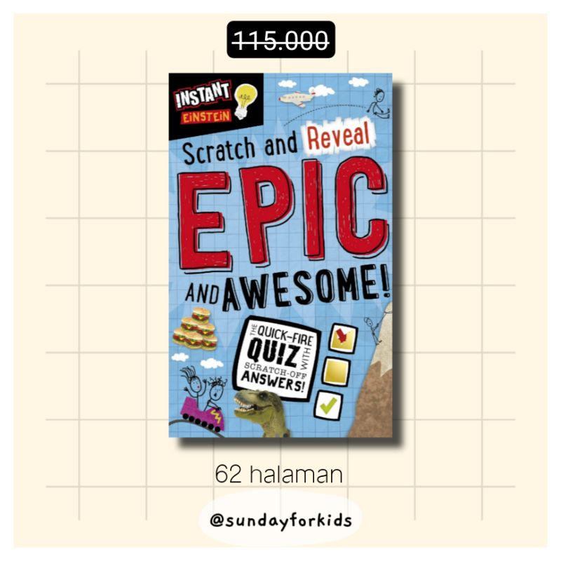 Jual Instant Einstein Scratch and Reveal Epic and Awesome • Big Bad ...