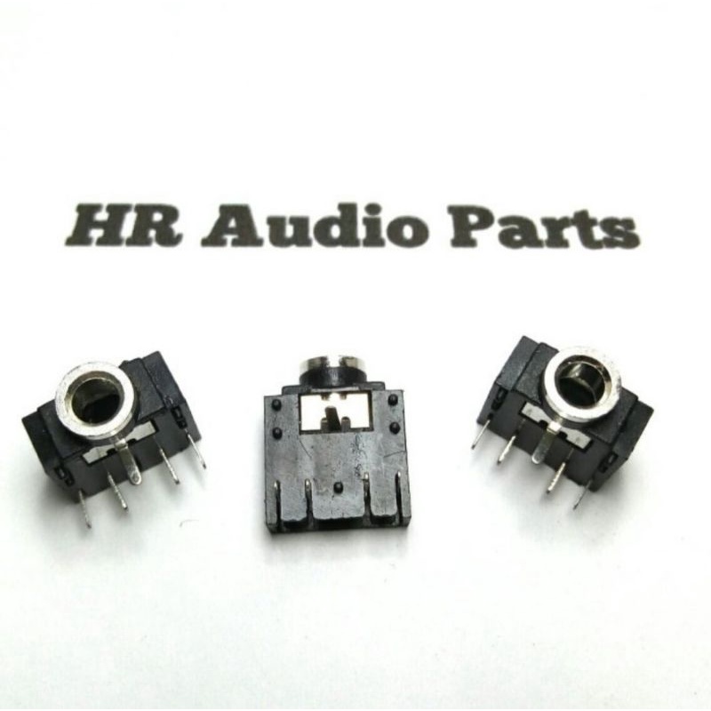 Jual Konektor Jack Soket Audio 3.5mm Stereo PCB Mount Female 3 Pin ...