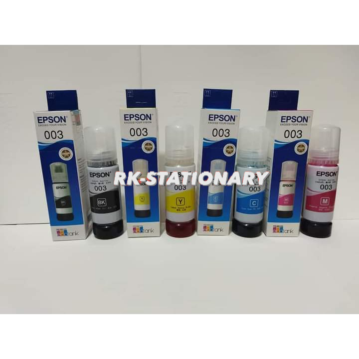Jual Tinta Epson 003 (1 Set isi 4 warna) | Shopee Indonesia